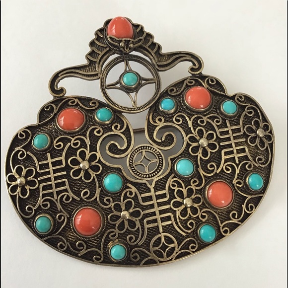 Antique Chinese Vermeil Sterling Silver | Jewelry | Antique Ss Chinese ...